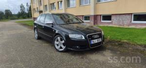 Melns Audi A4 2005 Gulbene, ar dzinēja tilpumu 1.90 L un nobraukumu 387 tūkst. km par 2490 €, foto 1 vietnē AUTOMOTO.COM.LV