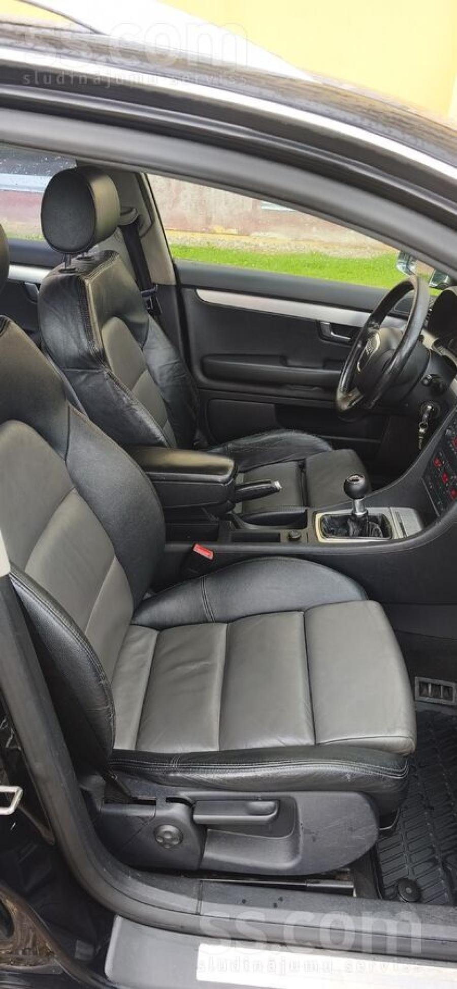 Melns Audi A4 2005 Gulbene, ar dzinēja tilpumu 1.90 L un nobraukumu 387 tūkst. km par 2490 €, foto 12 vietnē AUTOMOTO.COM.LV