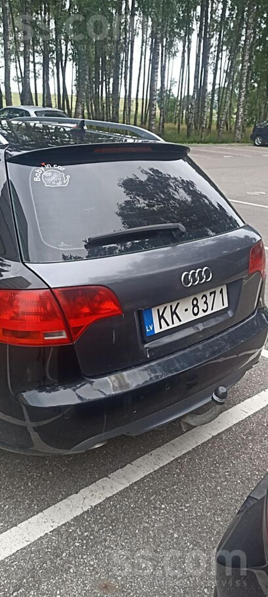Черный Ауди А4 2005 в Рига, объемом двигателя 3.00 л и пробегом 0 тыс. км за 2100 €, фото 8 на AUTOMOTO.COM.LV
