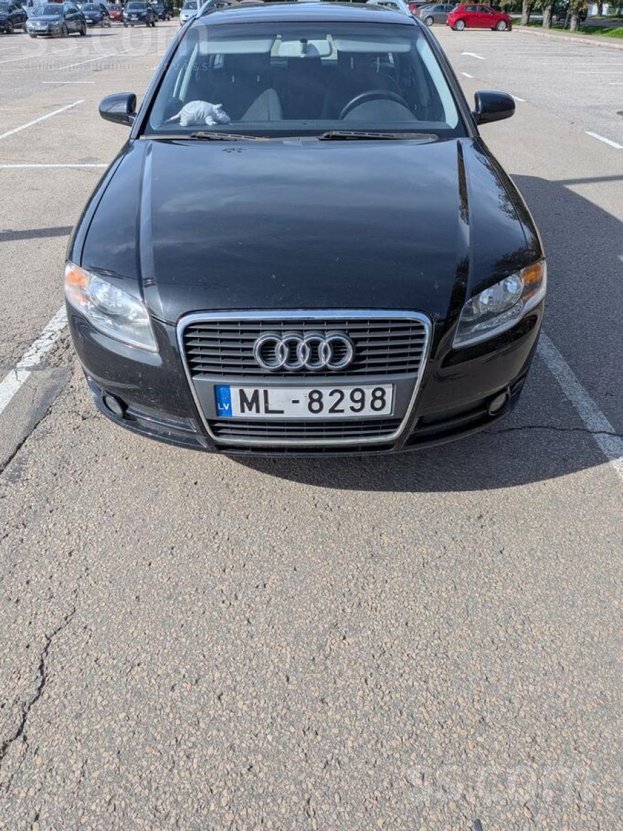 Melns Audi A4 2005 Rīga, ar dzinēja tilpumu 2.00 L un nobraukumu 261 tūkst. km par 1100 €, foto 1 vietnē AUTOMOTO.COM.LV