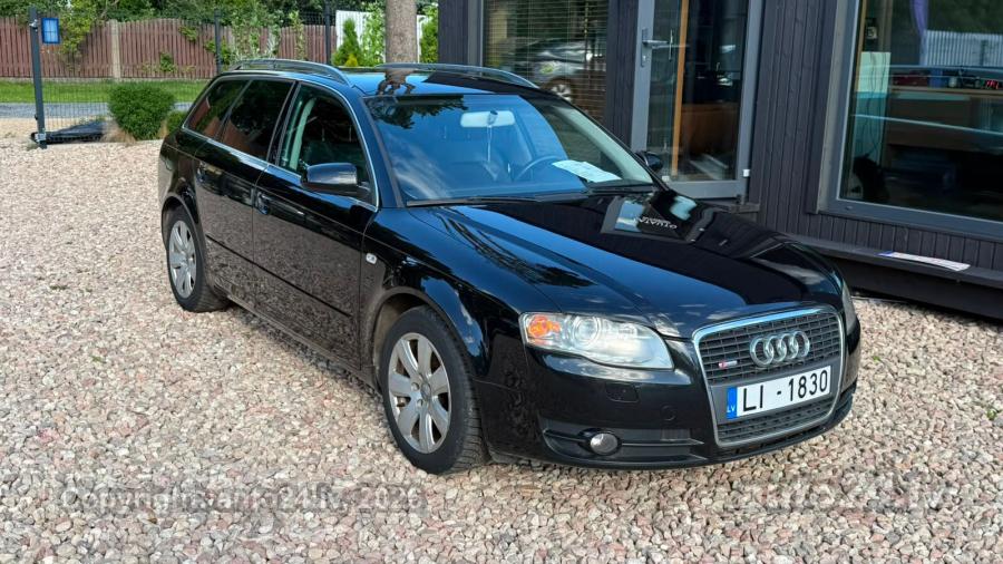 Black Audi A4 2005 in Riga, with an engine capacity of 2.00 L and mileage of 346 thousand km for 2999 €, photo 1 on AUTOMOTO.COM.LV