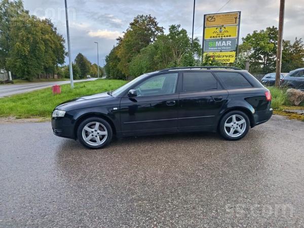 Audi A4 2005 in Talsi on AUTOMOTO.COM.LV Black Audi A4 2005 in Talsi, with an engine capacity of 2.00 L and mileage of 297 thousand km for 2890 €, photo 3 on AUTOMOTO.COM.LV