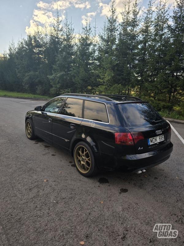 Black Audi A4 2005 in Vilnius, with an engine capacity of 2.00 L and mileage of 347 thousand km for 2150 €, photo 6 on AUTOMOTO.COM.LV