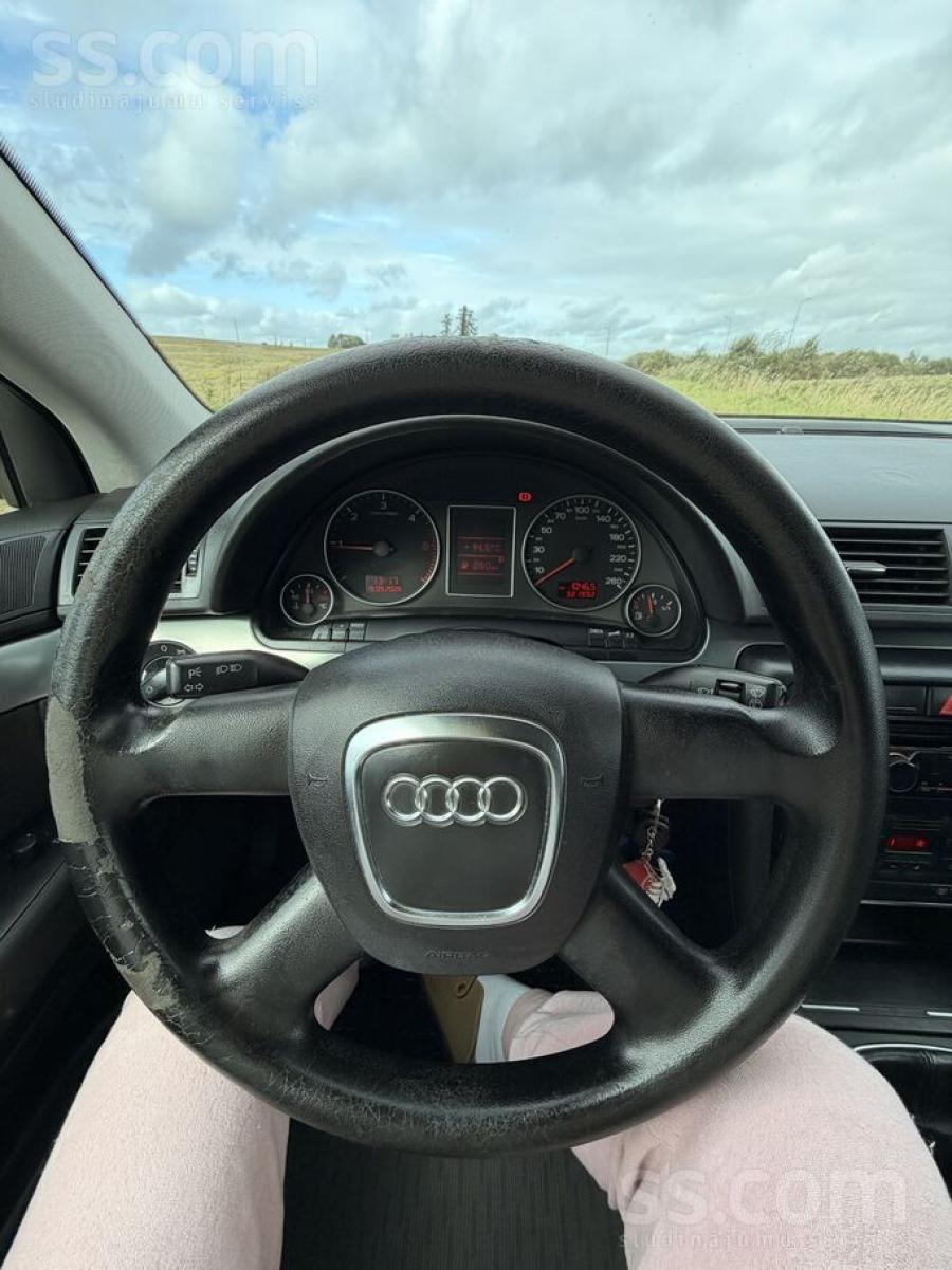 Black Audi A4 2005 in Ludza, with an engine capacity of 1.90 L and mileage of 322 thousand km for 2000 €, photo 6 on AUTOMOTO.COM.LV