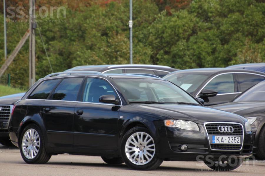 Black Audi A4 2005 in Tukums, with an engine capacity of 2.00 L and mileage of 0 thousand km for 2800 €, photo 1 on AUTOMOTO.COM.LV