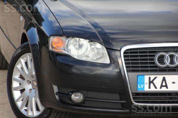 Black Audi A4 2005 in Tukums, with an engine capacity of 2.00 L and mileage of 0 thousand km for 2800 €, photo 8 on AUTOMOTO.COM.LV