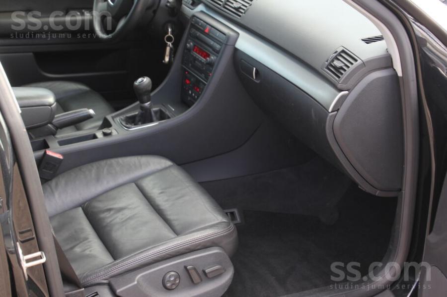 Black Audi A4 2005 in Tukums, with an engine capacity of 2.00 L and mileage of 0 thousand km for 2800 €, photo 15 on AUTOMOTO.COM.LV