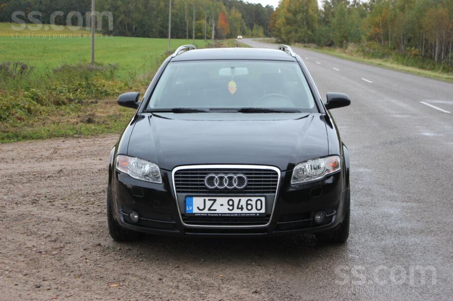 Black Audi A4 2005 in Bauska, with an engine capacity of 2.00 L and mileage of 345 thousand km for 2900 €, photo 1 on AUTOMOTO.COM.LV