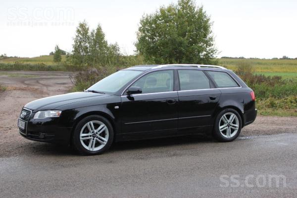 Black Audi A4 2005 in Bauska, with an engine capacity of 2.00 L and mileage of 345 thousand km for 2900 €, photo 4 on AUTOMOTO.COM.LV