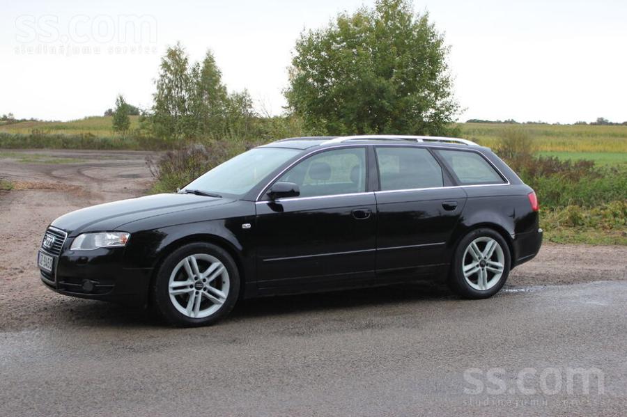 Black Audi A4 2005 in Bauska, with an engine capacity of 2.00 L and mileage of 345 thousand km for 2900 €, photo 4 on AUTOMOTO.COM.LV