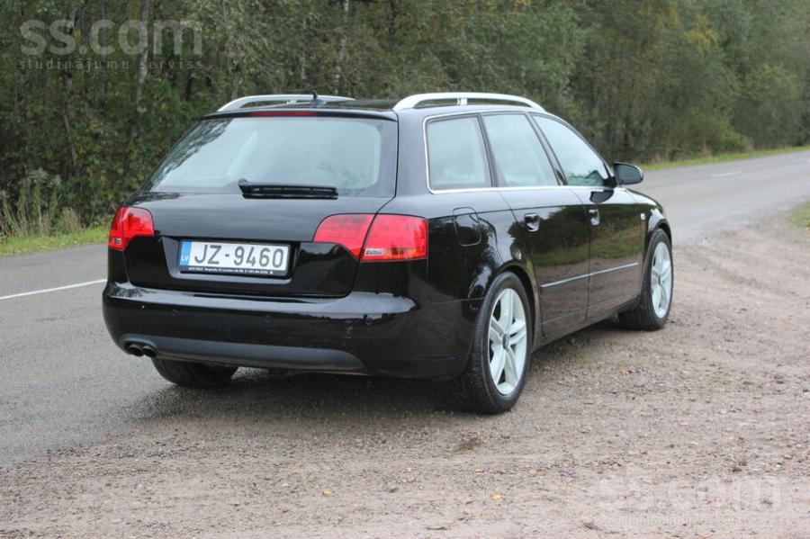 Black Audi A4 2005 in Bauska, with an engine capacity of 2.00 L and mileage of 345 thousand km for 2900 €, photo 6 on AUTOMOTO.COM.LV