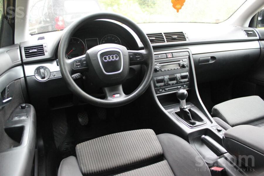 Black Audi A4 2005 in Bauska, with an engine capacity of 2.00 L and mileage of 345 thousand km for 2900 €, photo 23 on AUTOMOTO.COM.LV