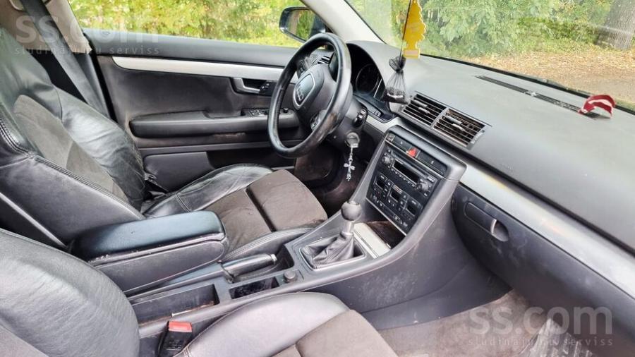 Melns Audi A4 2005 Cēsis, ar dzinēja tilpumu 2.00 L un nobraukumu 466 tūkst. km par 1750 €, foto 13 vietnē AUTOMOTO.COM.LV