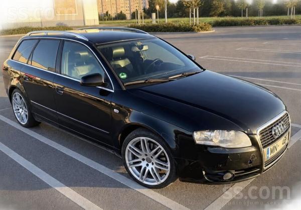 Black Audi A4 2005 in Jelgava, with an engine capacity of 3.00 L and mileage of 365 thousand km for 3500 €, photo 4 on AUTOMOTO.COM.LV