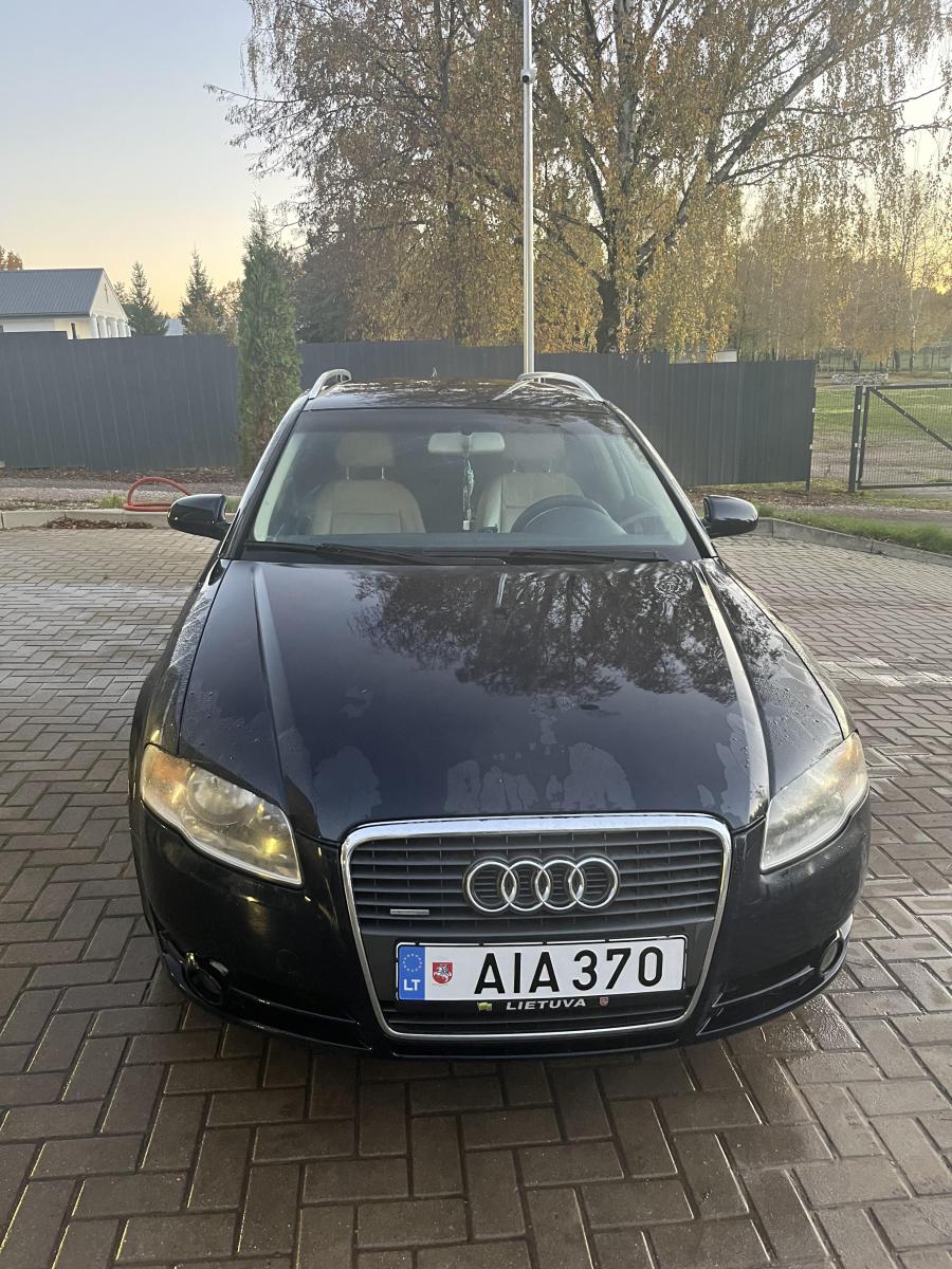 Melns Audi A4 2005 Kauņa, ar dzinēja tilpumu 3.00 L un nobraukumu 360 tūkst. km par 2100 €, foto 3 vietnē AUTOMOTO.COM.LV
