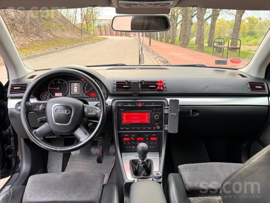Black Audi A4 2006 in Bauska, with an engine capacity of 2.00 L and mileage of 0 thousand km for 6300 €, photo 8 on AUTOMOTO.COM.LV