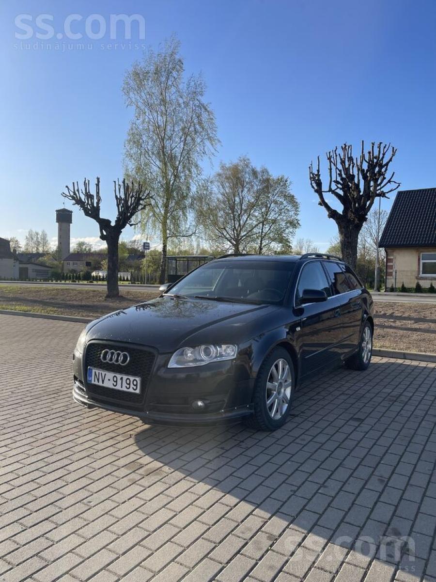 Melns Audi A4 2006 Aizkraukle, ar dzinēja tilpumu 3.00 L un nobraukumu 310 tūkst. km par 1950 €, foto 1 vietnē AUTOMOTO.COM.LV