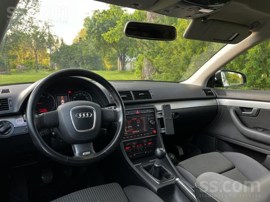 Melns Audi A4 2006 Valmiera, ar dzinēja tilpumu 2.00 L un nobraukumu 360 tūkst. km par 3850 €, foto 17 vietnē AUTOMOTO.COM.LV
