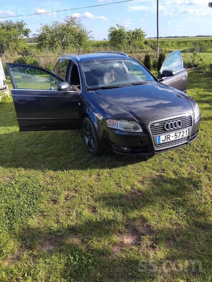Melns Audi A4 2006 Saldus, ar dzinēja tilpumu 1.90 L un nobraukumu 506 tūkst. km par 1700 €, foto 2 vietnē AUTOMOTO.COM.LV