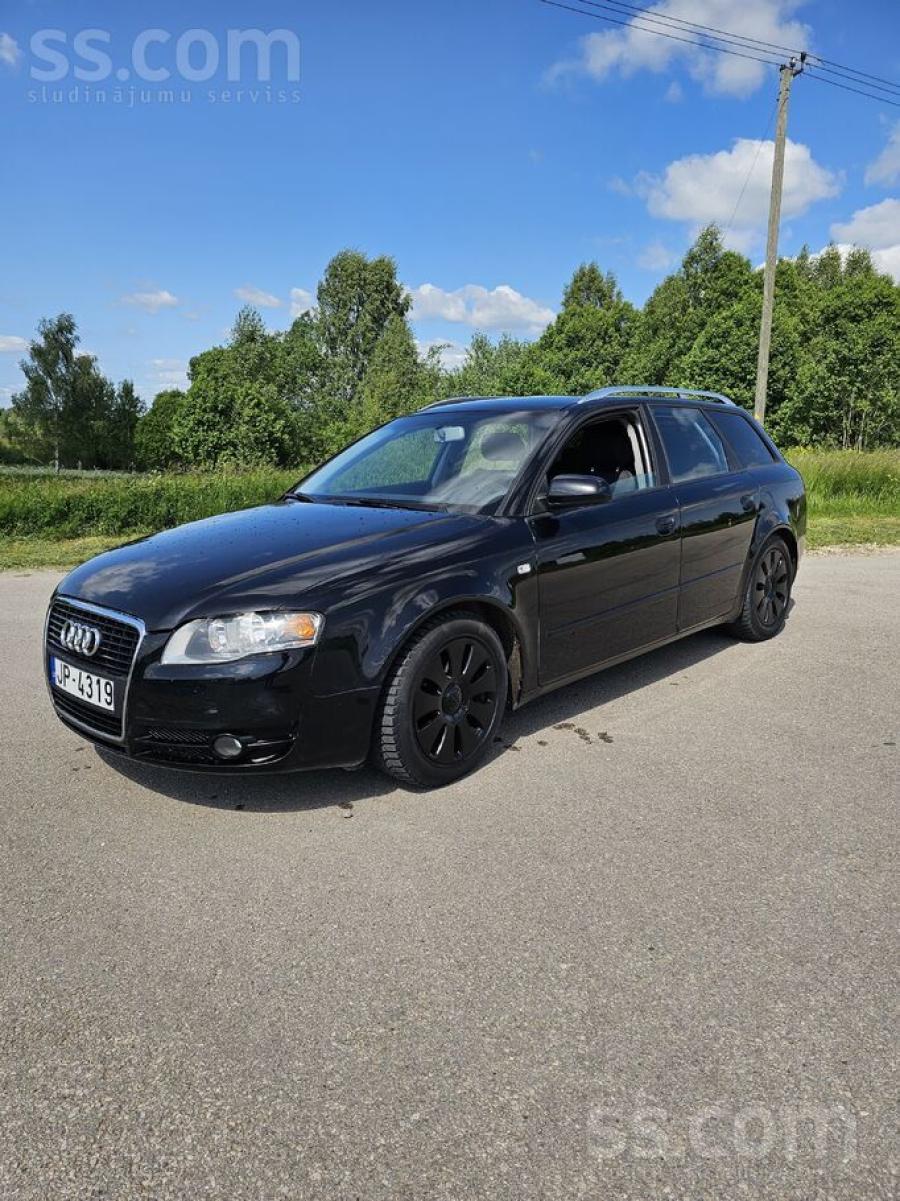 Black Audi A4 2006 in Rezekne, with an engine capacity of 2.00 L and mileage of 284 thousand km for 4250 €, photo 1 on AUTOMOTO.COM.LV
