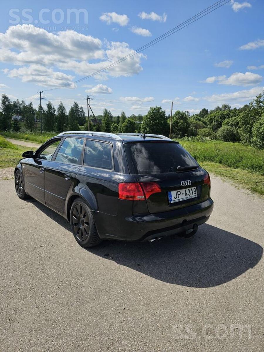 Black Audi A4 2006 in Rezekne, with an engine capacity of 2.00 L and mileage of 284 thousand km for 4250 €, photo 4 on AUTOMOTO.COM.LV