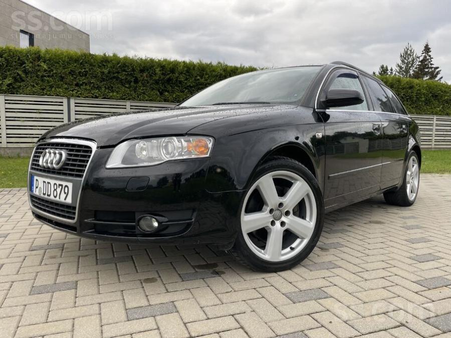 Black Audi A4 2006 in Riga, with an engine capacity of 3.00 L and mileage of 298 thousand km for 2990 €, photo 1 on AUTOMOTO.COM.LV