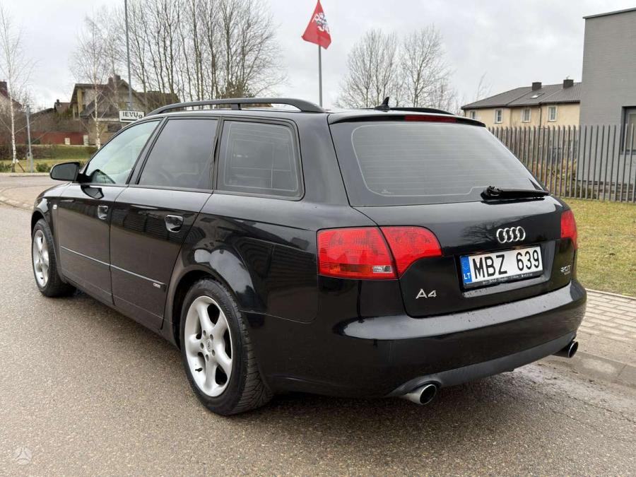 Melns Audi A4 2006 Viļņa, ar dzinēja tilpumu 2.00 L un nobraukumu 334 tūkst. km par 2450 €, foto 3 vietnē AUTOMOTO.COM.LV