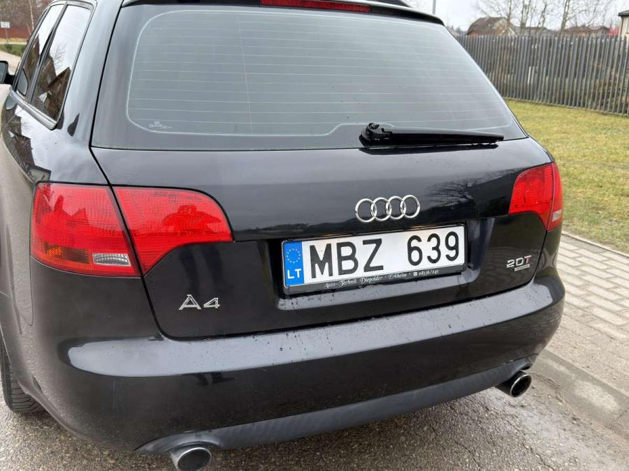 Melns Audi A4 2006 Viļņa, ar dzinēja tilpumu 2.00 L un nobraukumu 334 tūkst. km par 2450 €, foto 4 vietnē AUTOMOTO.COM.LV