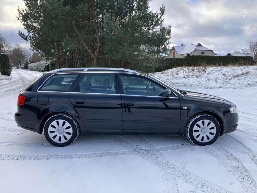 Black Audi A4 2006 in Taurage, with an engine capacity of 1.78 L and mileage of 262 thousand km for 2300 €, photo 7 on AUTOMOTO.COM.LV