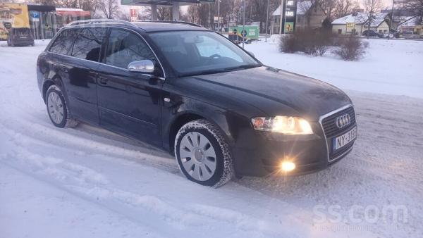 Black Audi A4 2006 in Jelgava, with an engine capacity of 1.90 L and mileage of 292 thousand km for 3100 €, photo 2 on AUTOMOTO.COM.LV