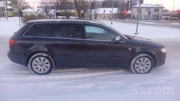 Black Audi A4 2006 in Jelgava, with an engine capacity of 1.90 L and mileage of 292 thousand km for 3100 €, photo 3 on AUTOMOTO.COM.LV
