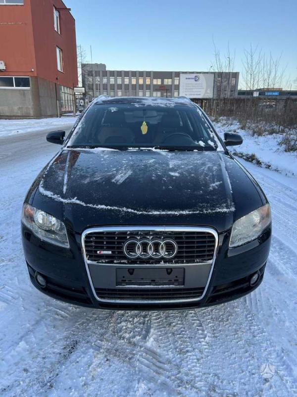 Black Audi A4 2006 in Panevezys, with an engine capacity of 1.97 L and mileage of 255 thousand km for 3400 €, photo 1 on AUTOMOTO.COM.LV