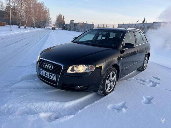 Black Audi A4 2006 in Vilkaviskis, with an engine capacity of 1.97 L and mileage of 329 thousand km for 3150 €, photo 1 on AUTOMOTO.COM.LV