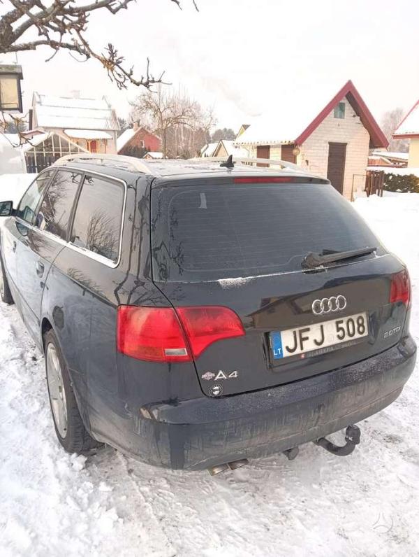 Melns Audi A4 2006 Klaipėda, ar dzinēja tilpumu 2.00 L un nobraukumu 372 tūkst. km par 1000 €, foto 4 vietnē AUTOMOTO.COM.LV