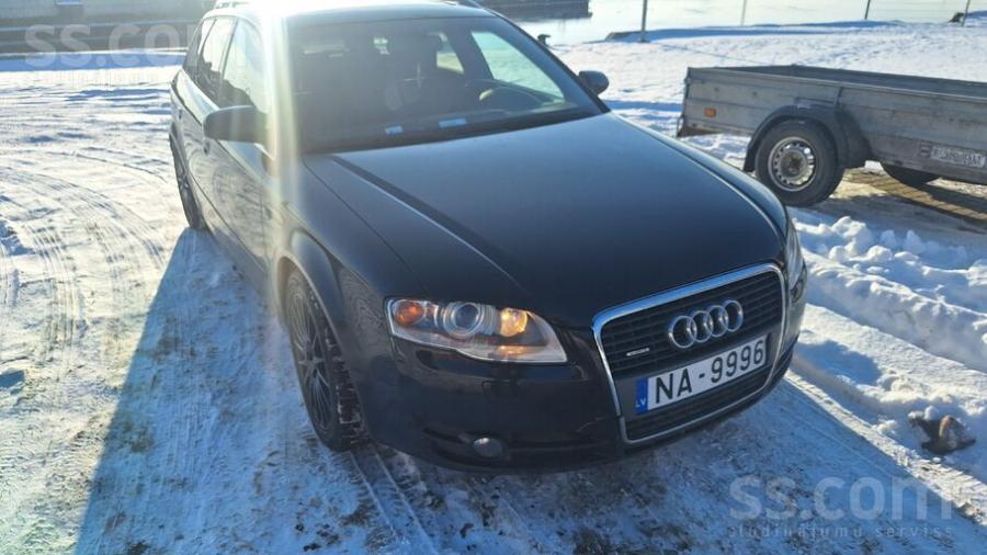 Black Audi A4 2006 in Riga, with an engine capacity of 3.00 L and mileage of 342 thousand km for 3500 €, photo 1 on AUTOMOTO.COM.LV