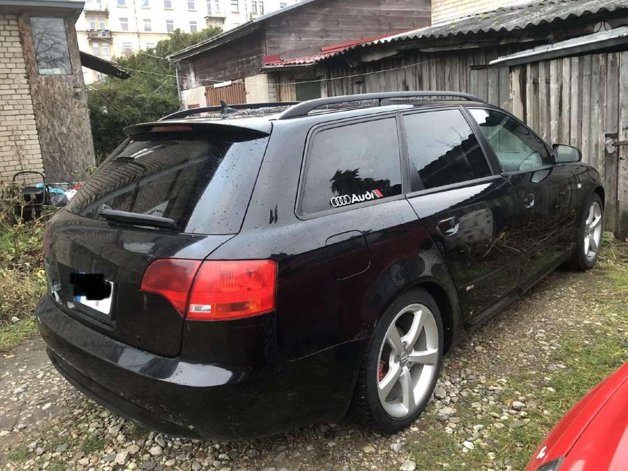 Melns Audi A4 2006 Kauņa, ar dzinēja tilpumu 1.99 L un nobraukumu 440 tūkst. km par 2400 €, foto 3 vietnē AUTOMOTO.COM.LV