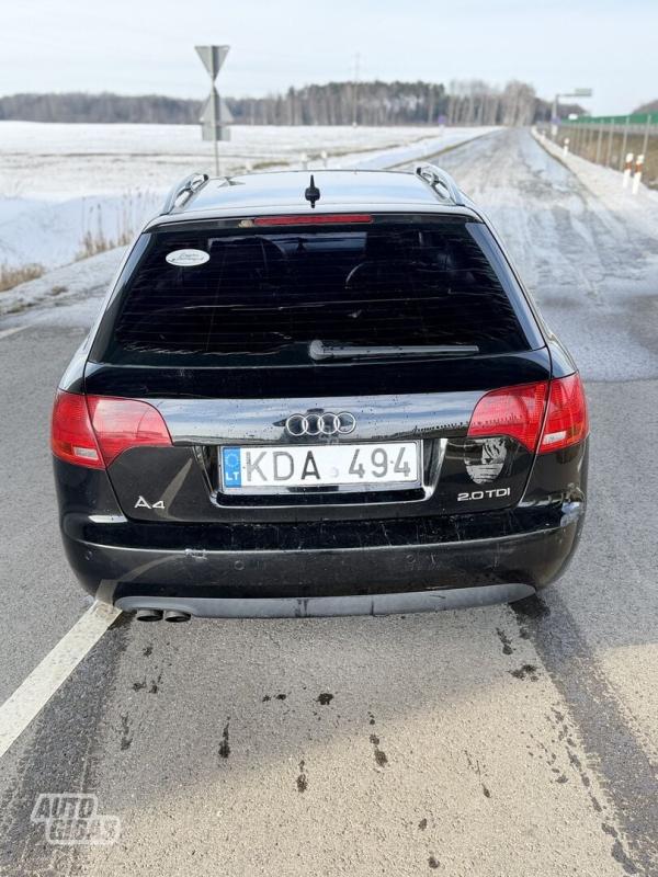 Melns Audi A4 2006 Kauņa, ar dzinēja tilpumu 2.00 L un nobraukumu 340 tūkst. km par 2199 €, foto 3 vietnē AUTOMOTO.COM.LV