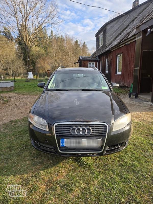 Black Audi A4 2006 in Plunge, with an engine capacity of 1.90 L and mileage of 322 thousand km for 2000 €, photo 1 on AUTOMOTO.COM.LV