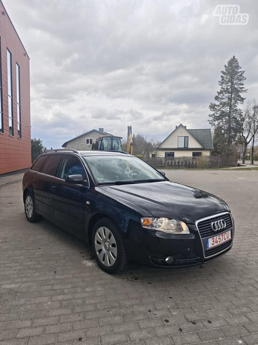 Black Audi A4 2006 in Utena, with an engine capacity of 2.00 L and mileage of 264 thousand km for 2600 €, photo 1 on AUTOMOTO.COM.LV