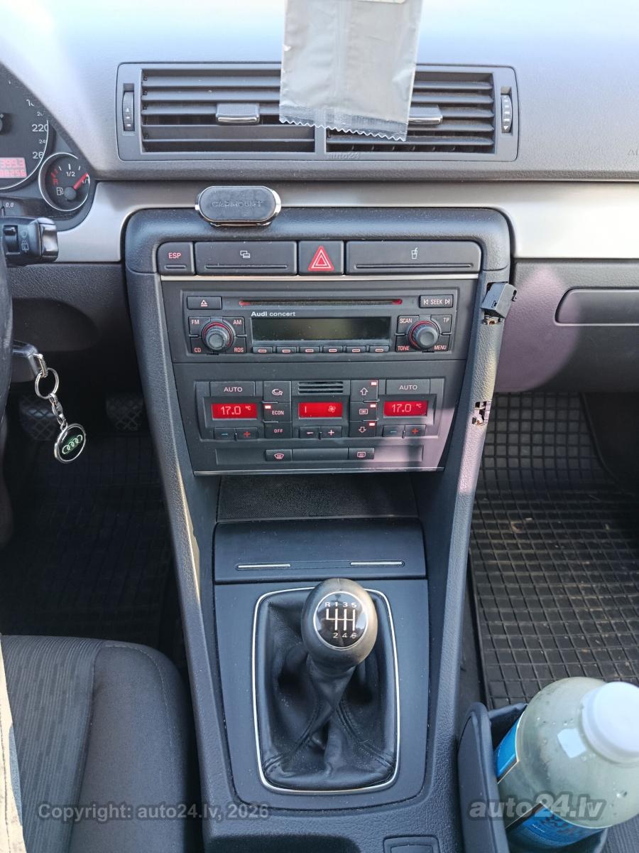 Black Audi A4 2006 in Tallinn, with an engine capacity of 2.00 L and mileage of 288 thousand km for 2000 €, photo 11 on AUTOMOTO.COM.LV