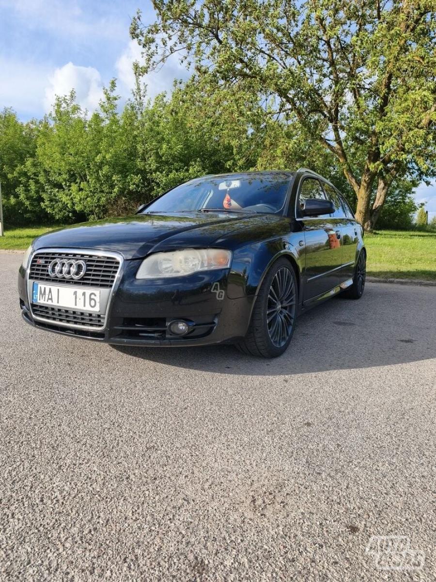 Melns Audi A4 2006 Utena, ar dzinēja tilpumu 2.00 L un nobraukumu 420 tūkst. km par 2500 €, foto 1 vietnē AUTOMOTO.COM.LV