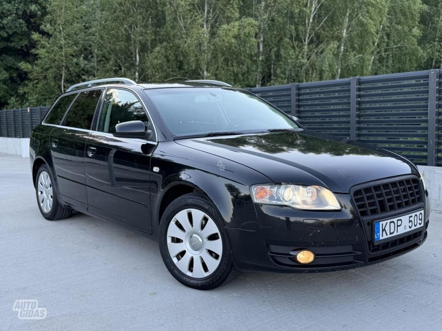 Black Audi A4 2006 in Vilnius, with an engine capacity of 2.00 L and mileage of 327 thousand km for 2050 €, photo 4 on AUTOMOTO.COM.LV