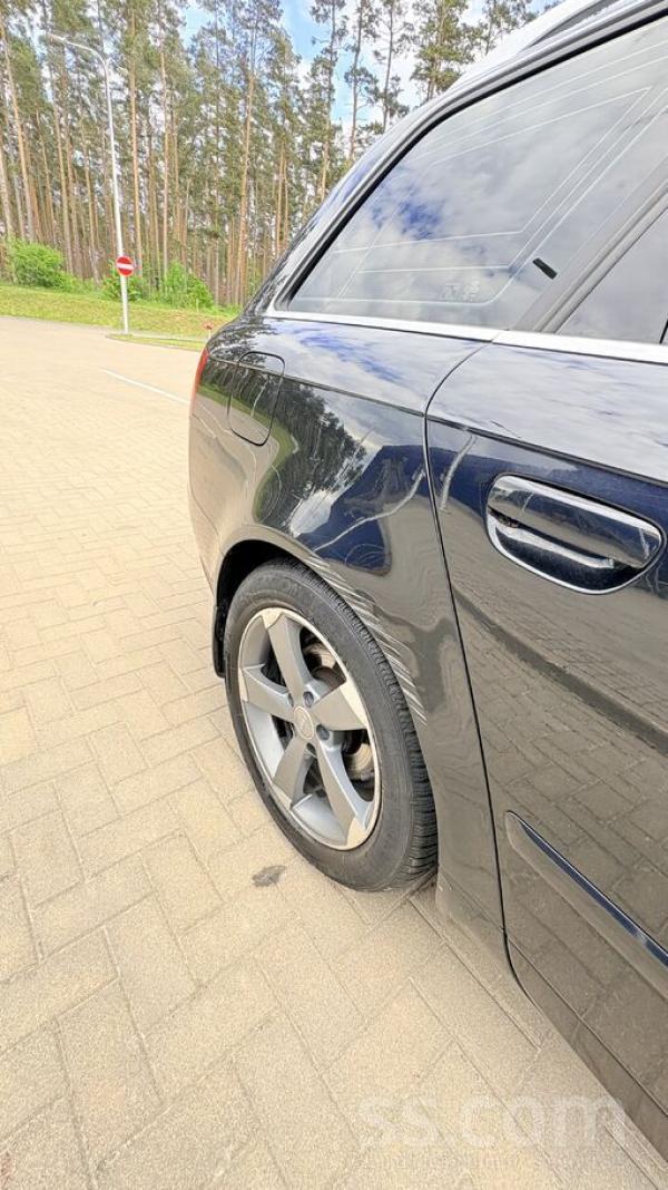 Black Audi A4 2006 in Riga, with an engine capacity of 2.90 L and mileage of 285 thousand km for 3350 €, photo 9 on AUTOMOTO.COM.LV