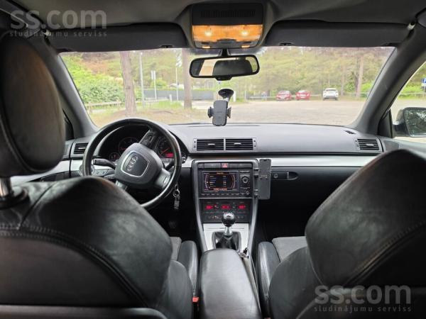 Black Audi A4 2006 in Riga, with an engine capacity of 2.70 L and mileage of 0 thousand km for 2200 €, photo 5 on AUTOMOTO.COM.LV