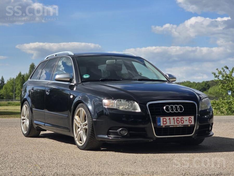 Black Audi A4 2006 in Liepaja, with an engine capacity of 2.00 L and mileage of 288 thousand km for 3450 €, photo 7 on AUTOMOTO.COM.LV