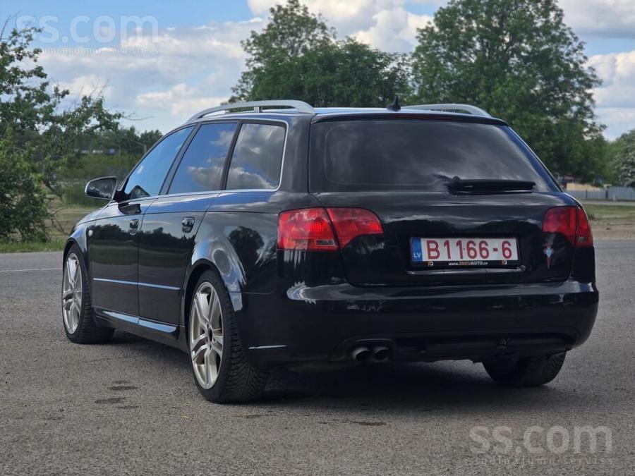 Black Audi A4 2006 in Liepaja, with an engine capacity of 2.00 L and mileage of 288 thousand km for 3450 €, photo 9 on AUTOMOTO.COM.LV