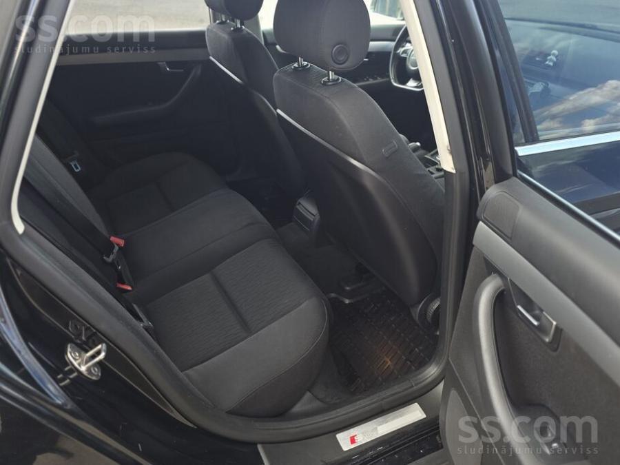 Black Audi A4 2006 in Liepaja, with an engine capacity of 2.00 L and mileage of 288 thousand km for 3450 €, photo 15 on AUTOMOTO.COM.LV
