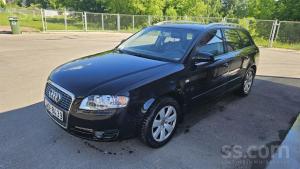 Melns Audi A4 2006 Daugavpils, ar dzinēja tilpumu 2.00 L un nobraukumu 253 tūkst. km par 1650 €, foto  vietnē AUTOMOTO.COM.LV