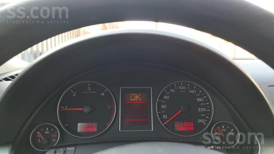 Melns Audi A4 2006 Daugavpils, ar dzinēja tilpumu 2.00 L un nobraukumu 253 tūkst. km par 1650 €, foto 7 vietnē AUTOMOTO.COM.LV