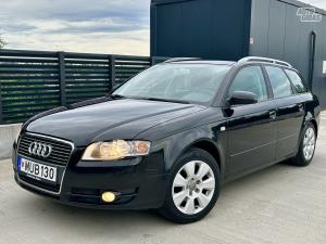 Melns Audi A4 2006 Viļņa, ar dzinēja tilpumu 2.00 L un nobraukumu 298 tūkst. km par 2840 €, foto  vietnē AUTOMOTO.COM.LV